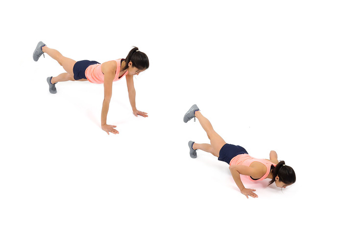 One-Legged Push Ups | Hit My Macros