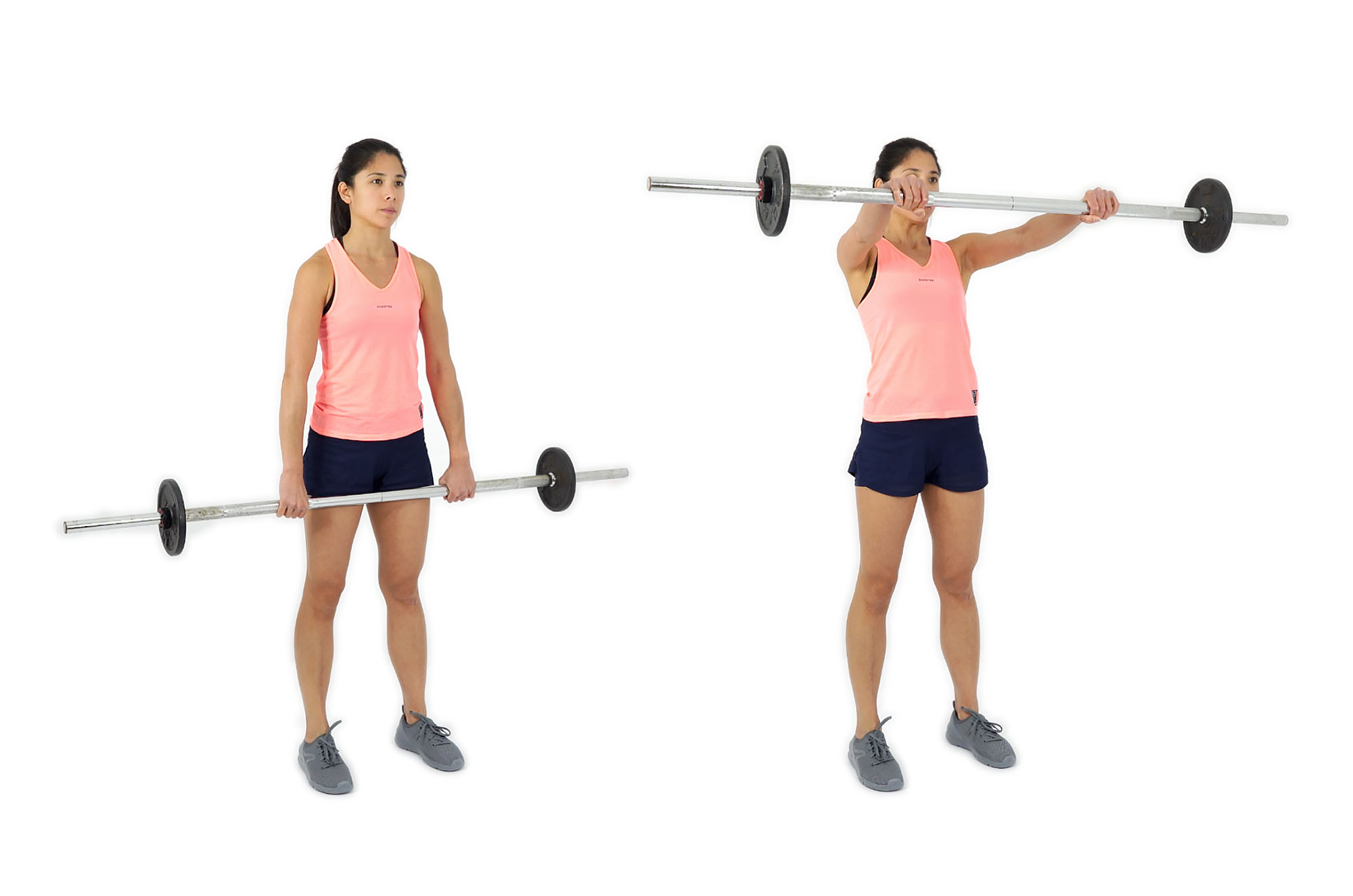 How to Do Front Barbell Raises | Muscles Worked | Benefits