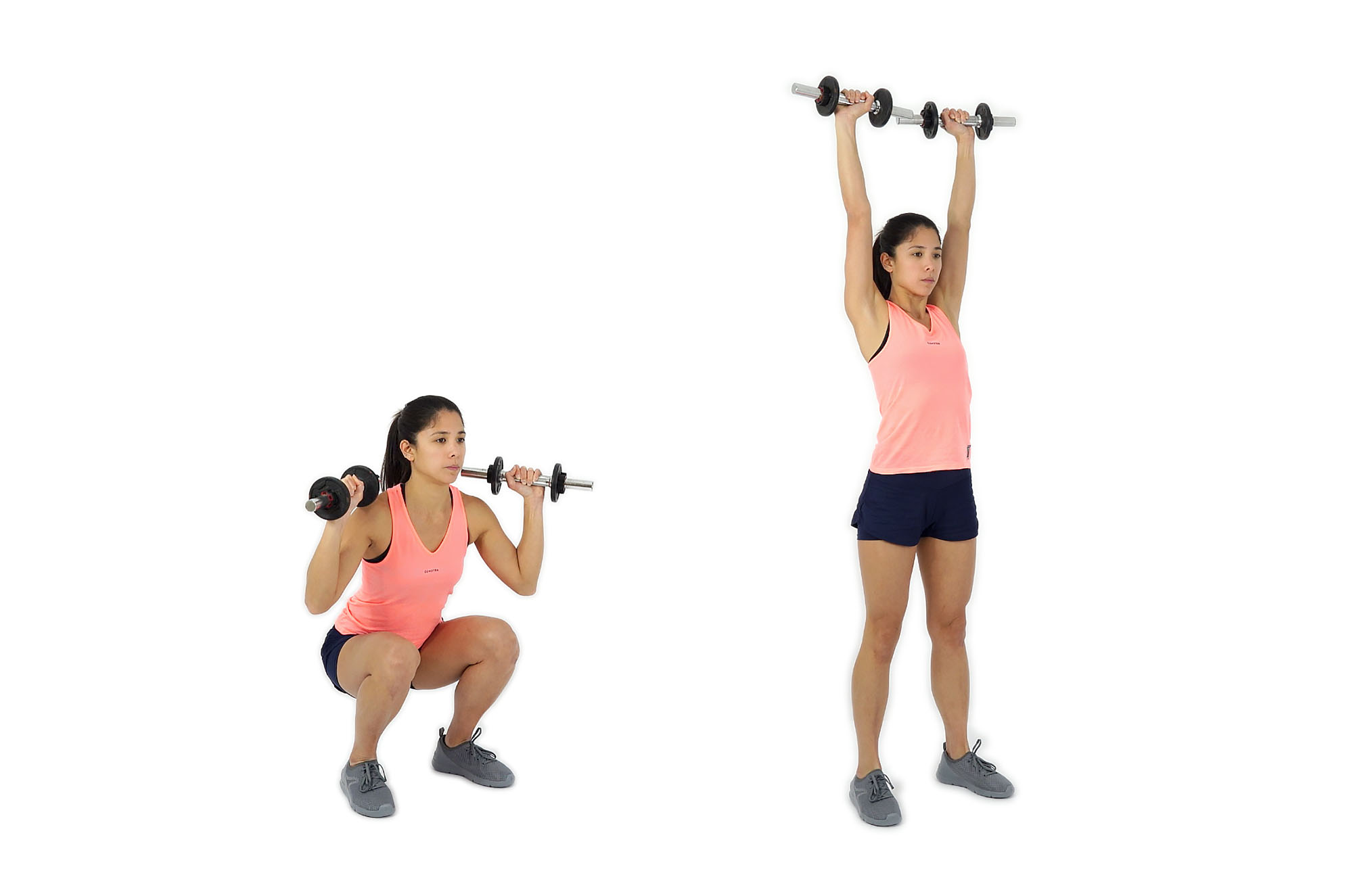 How to Do Dumbbell Thrusters | Muscles Worked | Benefits
