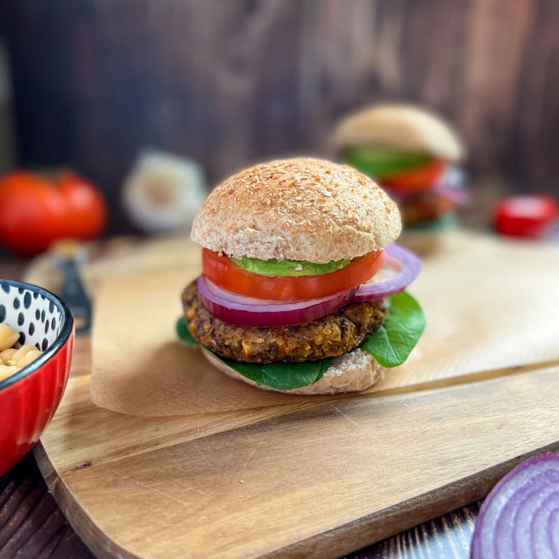 Grilled Power Veggie Burgers | Hit My Macros