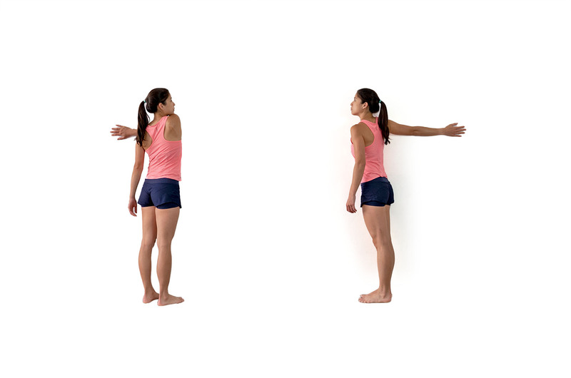 Wall Back Stretch | Hit My Macros